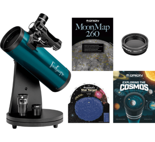 FunScope 76mm Reflector Telescope Kids Kit - Seek & Score
